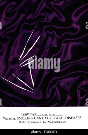 1990s UK Silk Cut Magazine Advert Stock Photo - Alamy