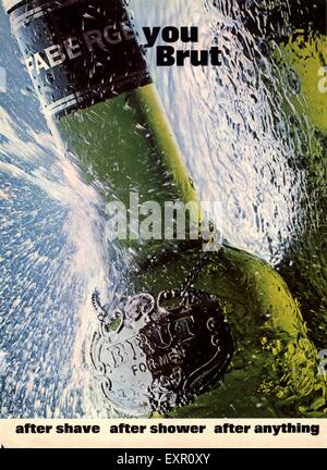 1970s UK Brut Magazine Advert Stock Photo - Alamy