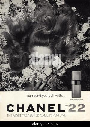 1960s UK Chanel Magazine Advert Stock Photo - Alamy