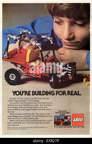 1980s UK Lego Magazine Advert Stock Photo - Alamy