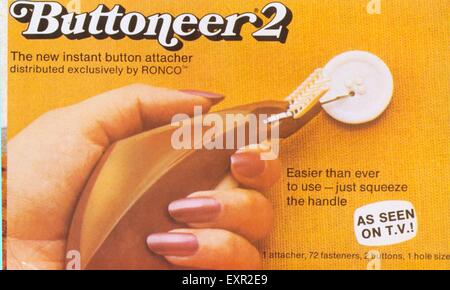 1970s USA Ronco Magazine Advert Stock Photo - Alamy