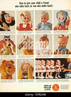 1960s USA Mattel Magazine Advert Stock Photo - Alamy
