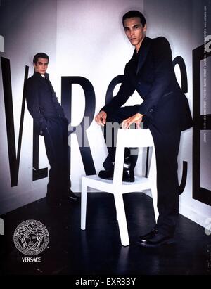 2000s UK Versace Magazine Advert Stock Photo - Alamy