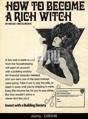 1960s UK Building Societies Magazine Advert Stock Photo - Alamy