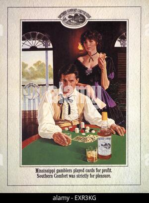 1980s UK Southern Comfort Magazine Advert Stock Photo - Alamy