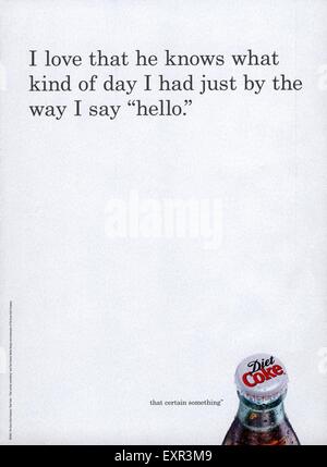 2000s UK Coca-Cola Magazine Advert Stock Photo - Alamy