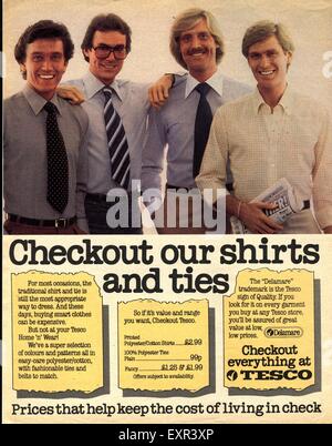 1970s UK Tesco Magazine Advert Stock Photo - Alamy