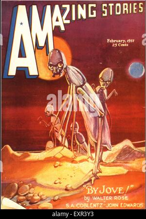 1950s USA Amazing Stories Magazine Cover Stock Photo: 85330536 - Alamy