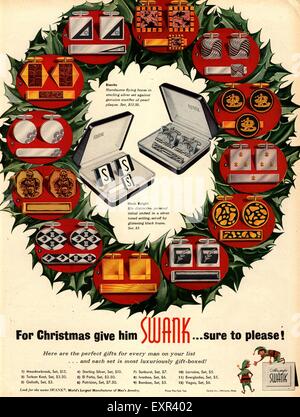 1950s USA Swank Magazine Advert Stock Photo - Alamy