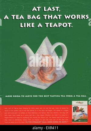1990s UK PG Tips Magazine Advert Stock Photo - Alamy
