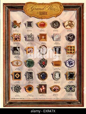 1950s USA Swank Magazine Advert Stock Photo - Alamy