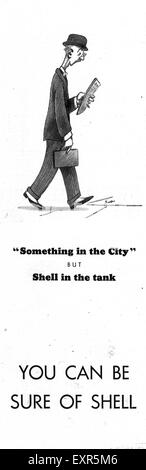 1930s UK Shell Magazine Advert Stock Photo - Alamy