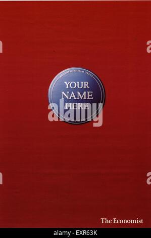 2000s UK The Economist Magazine Advert Stock Photo - Alamy