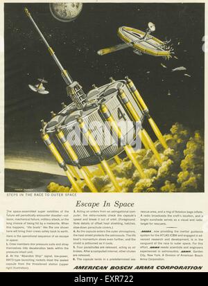 1950s USA Futuristic Magazine Advert Stock Photo - Alamy