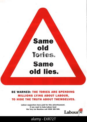 1990s UK The Labour Party Poster Stock Photo: 85332983 - Alamy