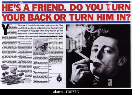 1980s UK Police Recruitment Magazine Advert Stock Photo - Alamy