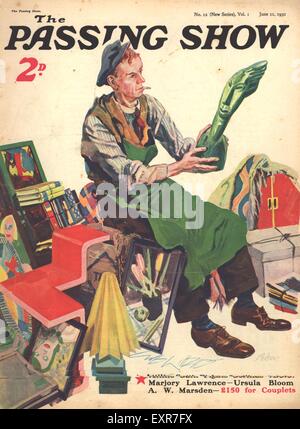 1930s UK The Passing Show Magazine Cover Stock Photo - Alamy