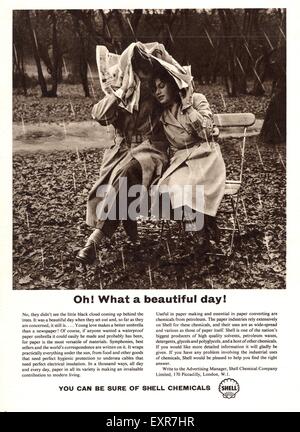 1960s UK Shell Magazine Advert Stock Photo - Alamy