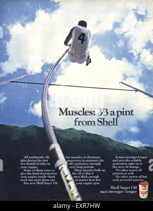 1960s UK Shell Magazine Advert Stock Photo - Alamy
