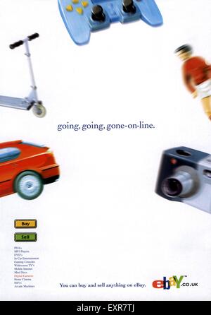 2000s UK Ebay Magazine Advert Stock Photo - Alamy