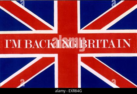1960s UK I'm Backing Britain Magazine Advert Stock Photo: 85334417 - Alamy