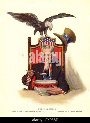 1910s USA Cream of Wheat Magazine Advert Stock Photo - Alamy