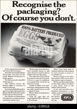 1990s UK RSPCA Magazine Advert Stock Photo - Alamy