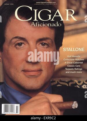 1990s USA Cigar Aficionado Magazine Cover Stock Photo - Alamy