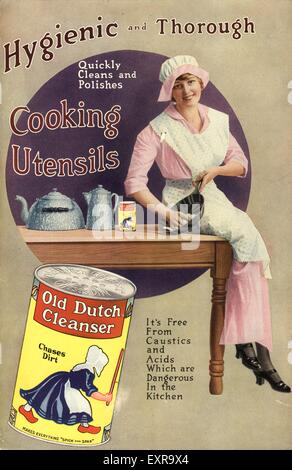 1920s USA Old Dutch Magazine Advert Stock Photo - Alamy