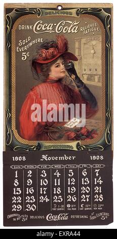 1900s USA Coca-Cola Magazine Advert Stock Photo - Alamy