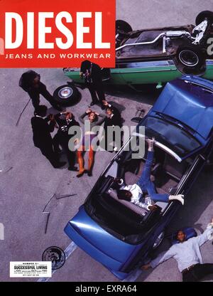 1990s UK Diesel Magazine Advert Stock Photo - Alamy