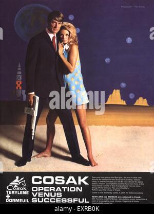 1960s UK Cosak by Dormeuil/ Terylene by ICI Magazine Advert Stock Photo - Alamy