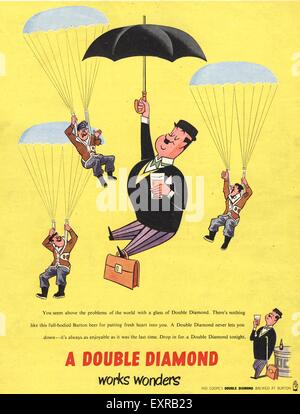 1950s UK Double Diamond Magazine Advert Stock Photo - Alamy