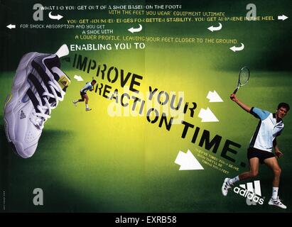 1990s UK Adidas Magazine Advert Stock Photo - Alamy