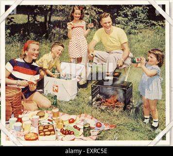 1950s USA 7up Magazine Advert Stock Photo - Alamy