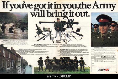 1970s UK Army Recruitment Magazine Advert Stock Photo - Alamy
