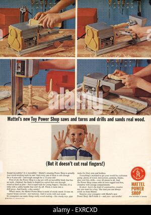 1960s USA Mattel Magazine Advert Stock Photo - Alamy
