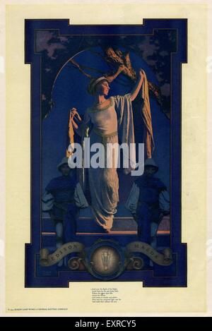 1910s USA Edison Mazda Magazine Advert Stock Photo - Alamy