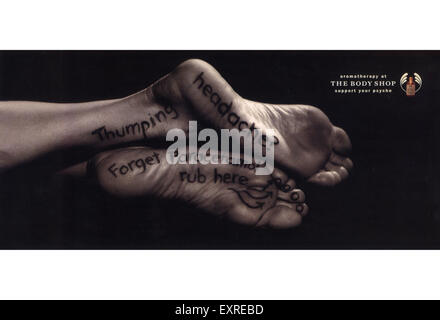 1990s UK The Body Shop Magazine Advert Stock Photo - Alamy