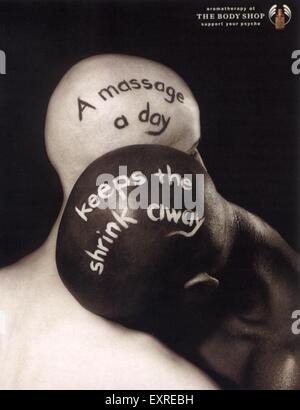 1990s UK The Body Shop Magazine Advert Stock Photo - Alamy