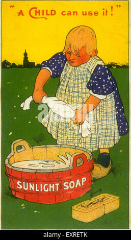 1900s UK Sunlight Soap Magazine Advert Stock Photo - Alamy