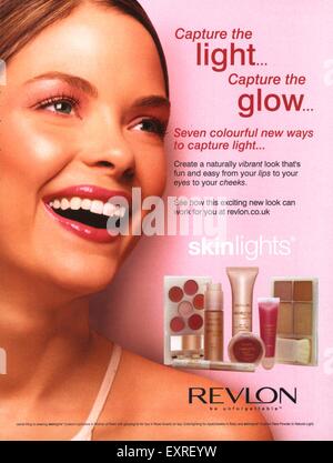 2000s UK Revlon Magazine Advert Stock Photo - Alamy