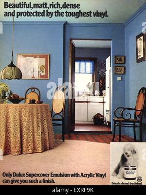 1970s UK Dulux ICI Paint Magazine Advert Stock Photo - Alamy