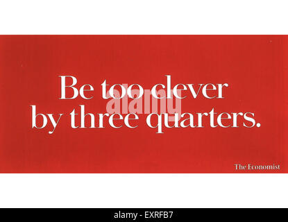 2000s UK The Economist Billboard Advert Stock Photo - Alamy
