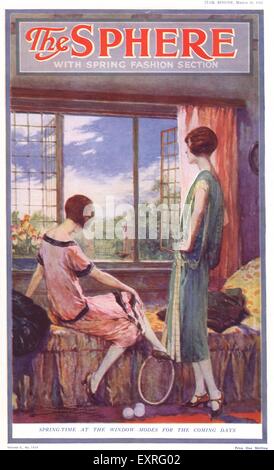1920s UK The Sphere Magazine Cover Stock Photo - Alamy
