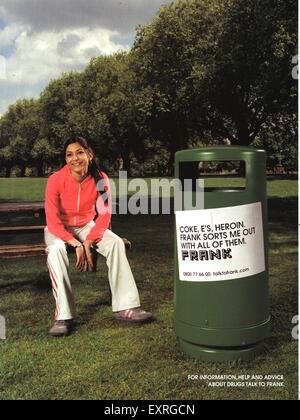 2000s UK Frank Magazine Advert Stock Photo - Alamy
