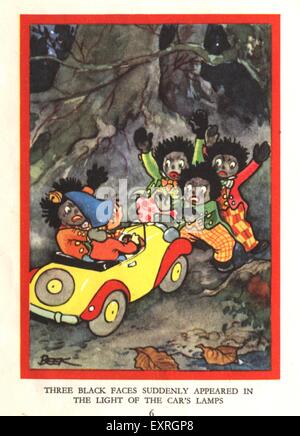1950s UK Golliwogs Book Plate Stock Photo - Alamy