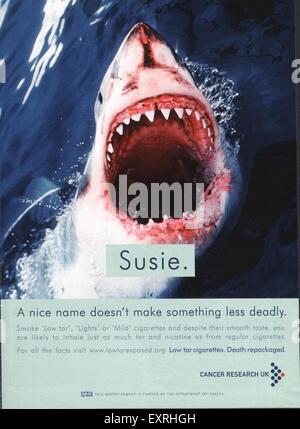 2000s UK Cancer Research Magazine Advert Stock Photo - Alamy