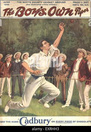 1920s UK The Boy's Own Paper Comic/ Annual Cover Stock Photo - Alamy