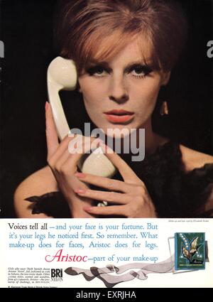 1960s UK Aristoc Magazine Advert Stock Photo - Alamy